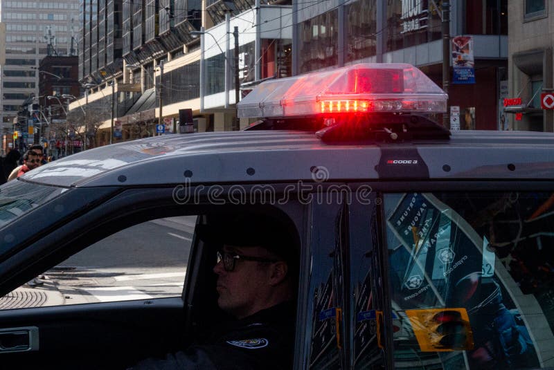 Police car in Toronto editorial image. Image of partick - 244452920