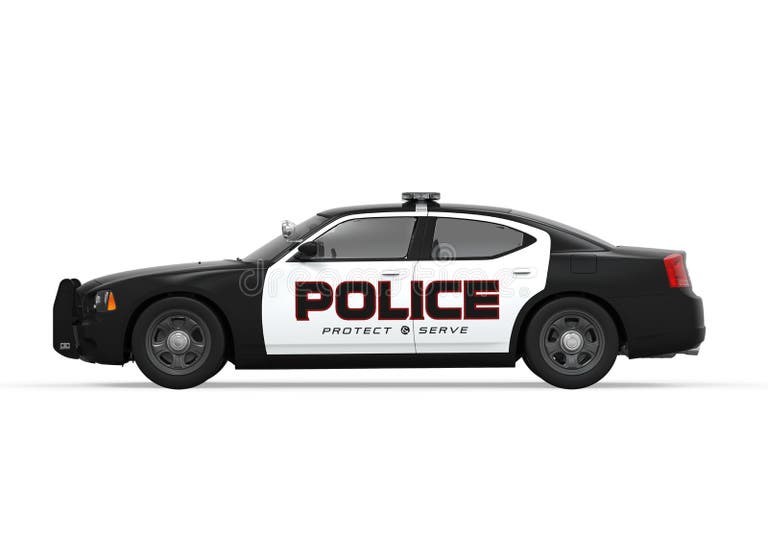 Police Car stock illustration. Illustration of pursuit - 37043258