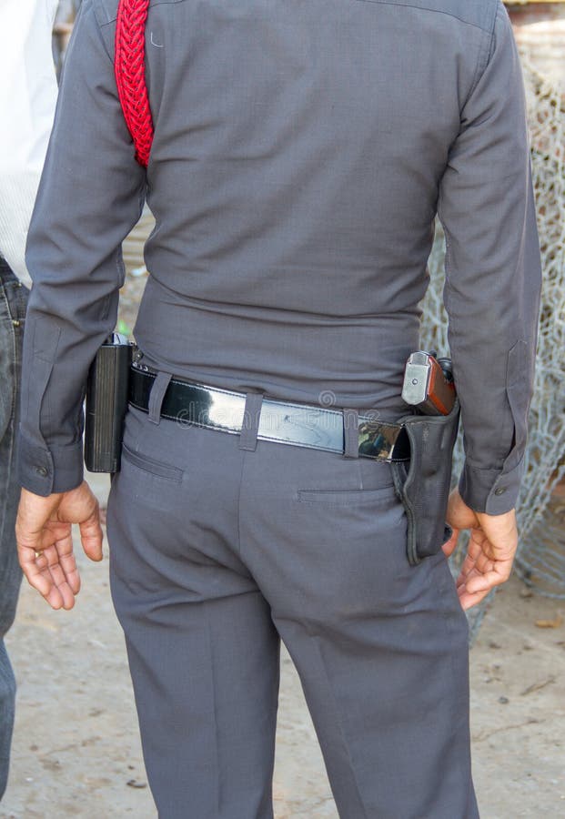 Police carry guns stock photo. Image of caliber, crime - 85324318