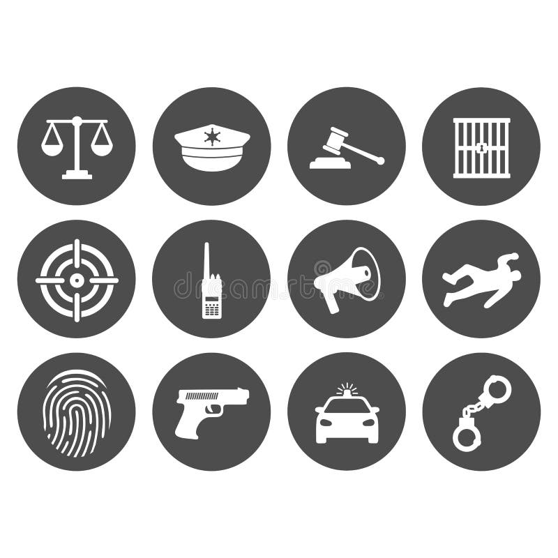 Police Icon Vector Design Symbol Stock Vector - Illustration of ...