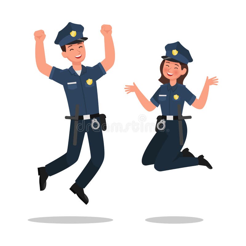Police Character Vector Design No18 Stock Vector - Illustration of ...