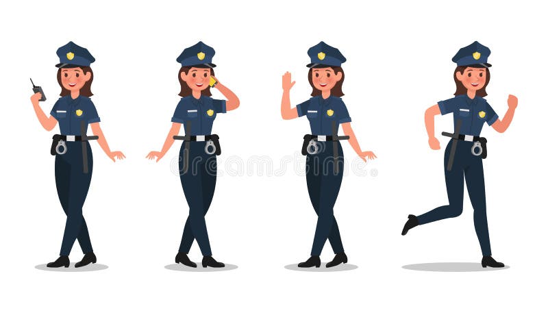 Police Character Vector Design Stock Illustrations – 14,541 Police ...