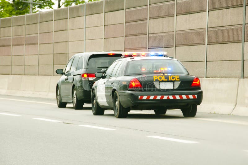 Police Stop stock image. Image of trans, road, highway - 108284789