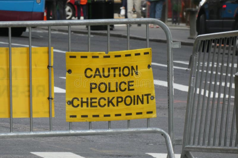 Police Checkpoint stock image. Image of department, cops - 145345789