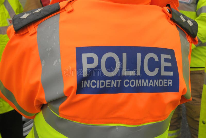 Police commander stock image. Image of inspector, incident - 24636307