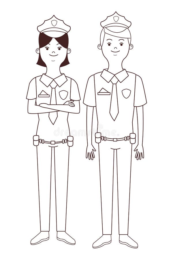 Police Couple Stock Illustrations – 1,262 Police Couple Stock ...