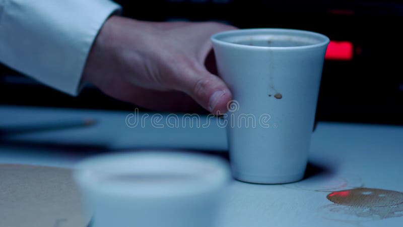 Police Custody Interview Room - Coffee Cup Placed Onto Table Stock ...