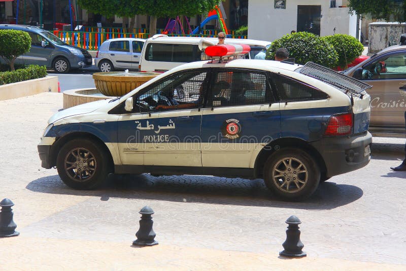 Police Dans La Ville Tunisienne De Sousse Photo stock éditorial - Image ...