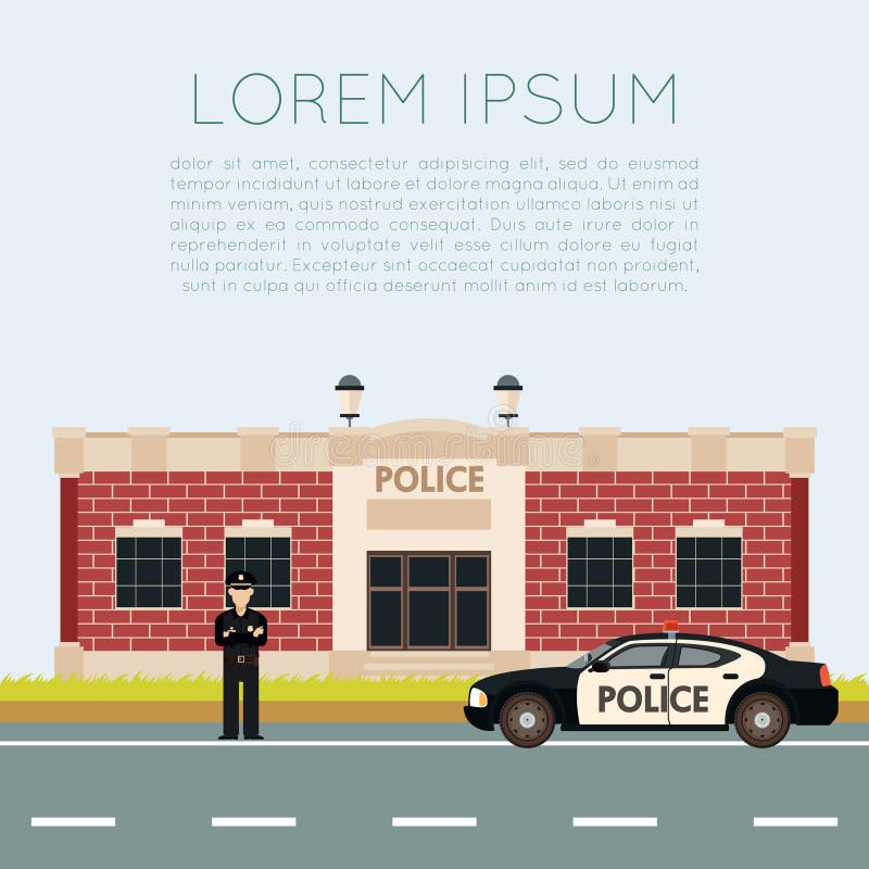 Police Department Banner2 stock vector. Illustration of criminal - 70669938