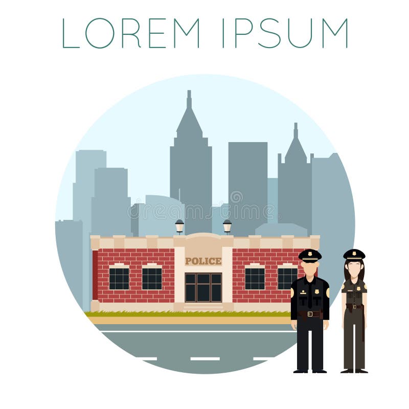 Police Department Banner stock vector. Illustration of officer - 70765512