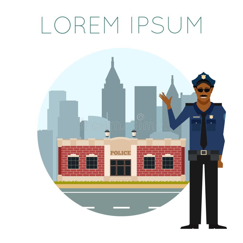 Police department banner stock vector. Illustration of banner - 74357422