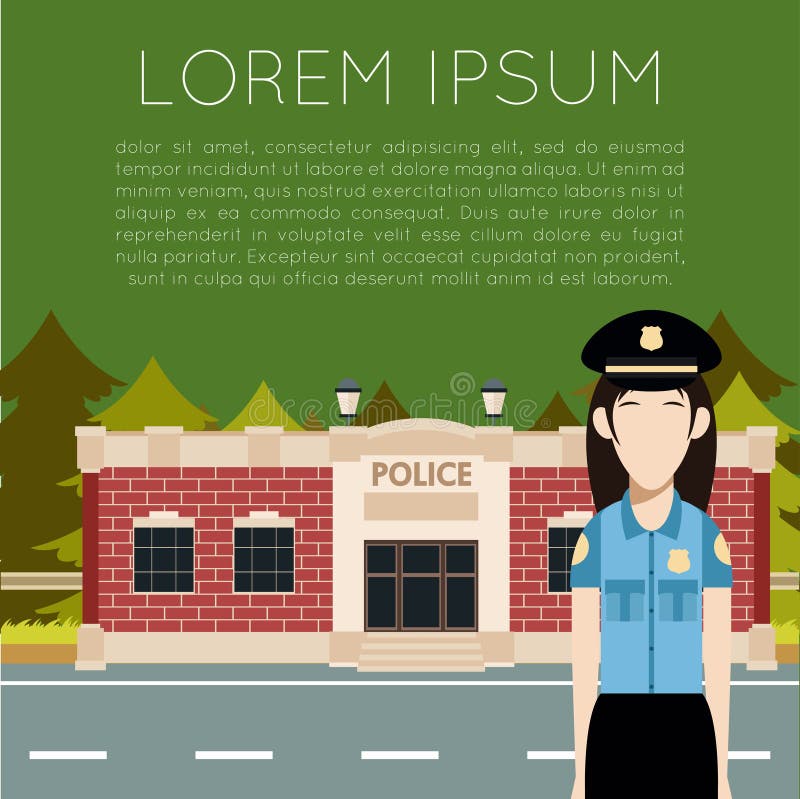 Police Department Banner3 stock vector. Illustration of department ...