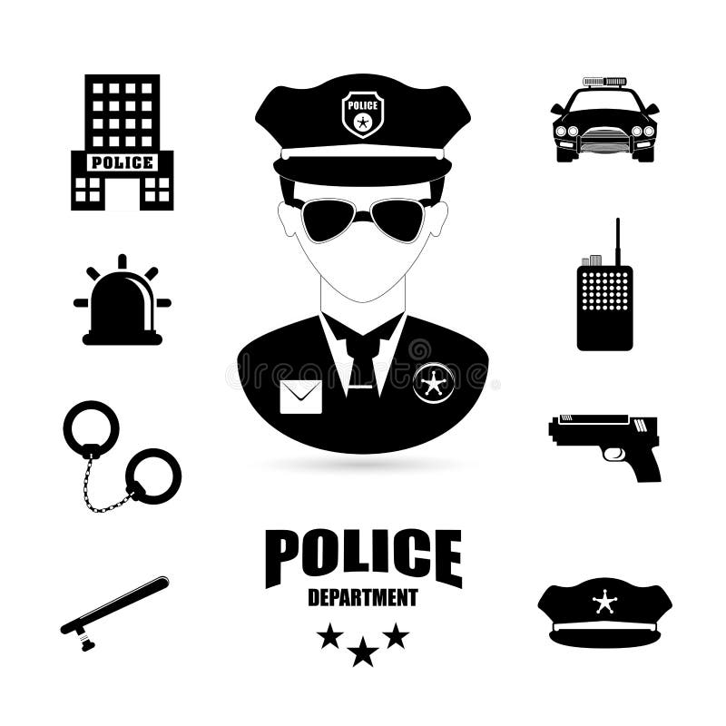 Police design. stock vector. Illustration of justice - 59909202