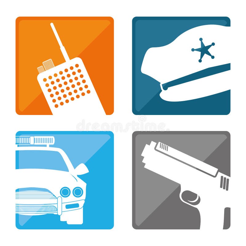 Police design. stock vector. Illustration of sign, punishment - 59909579