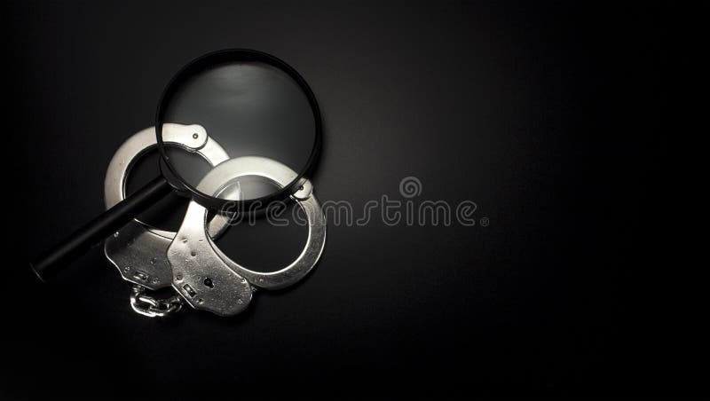 Police Detective Accessories Stock Image - Image of magnifying, enquiry ...
