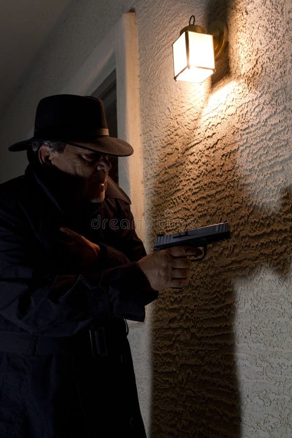 Old Police Detective stock photo. Image of citizen, light - 38807756