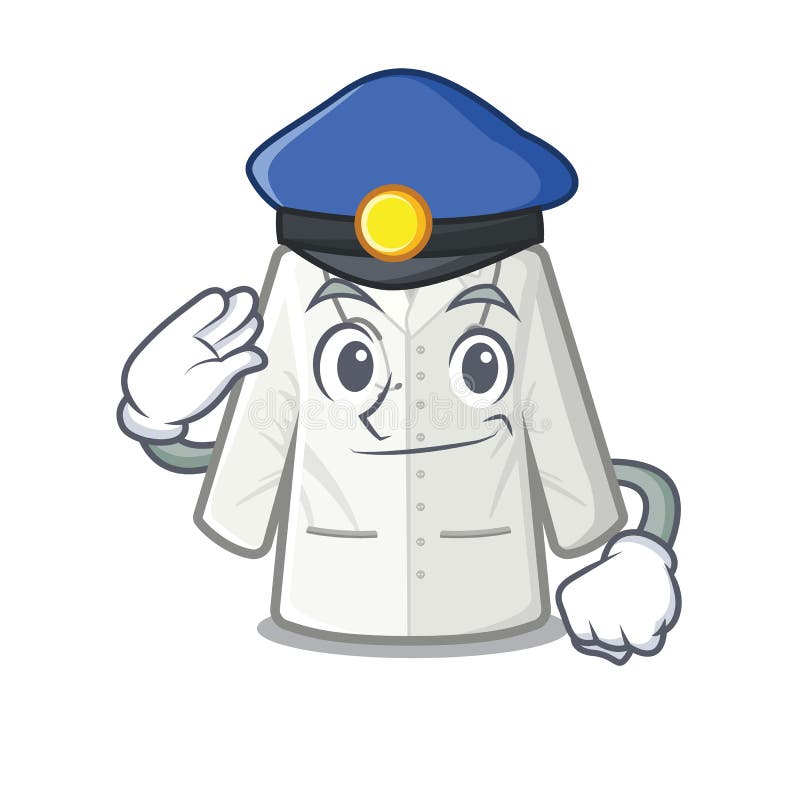 Doctor Police Car on a Cartoon Roadside Stock Vector - Illustration of ...