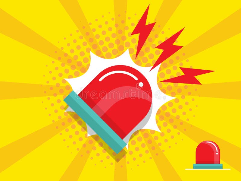 Flashing light stock illustration. Illustration of fire - 21454463