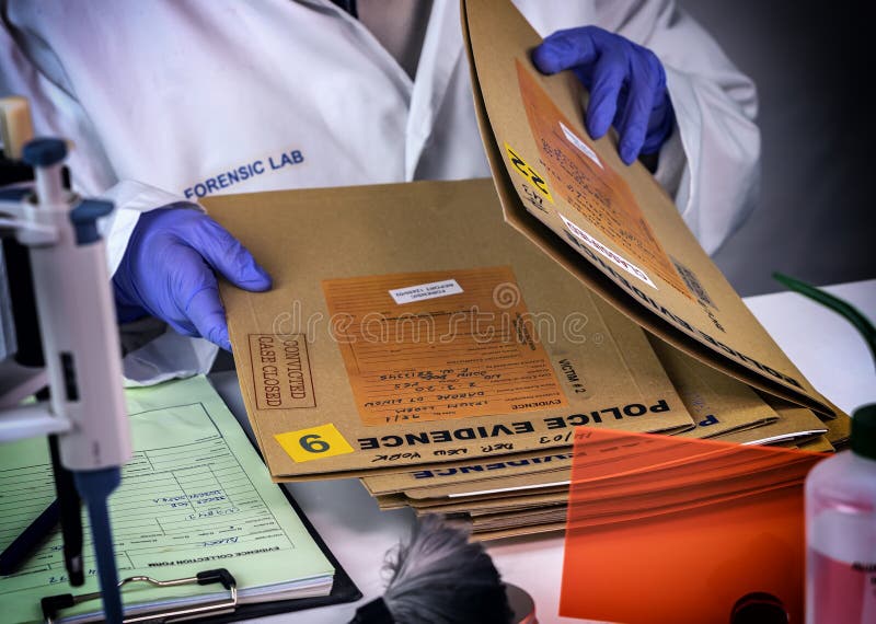Police Expert Saved in a Box Records and Evidence of a Case of Murder ...