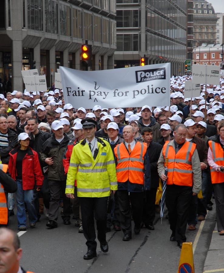 Police Fair Pay March editorial image. Image of officer - 4186585