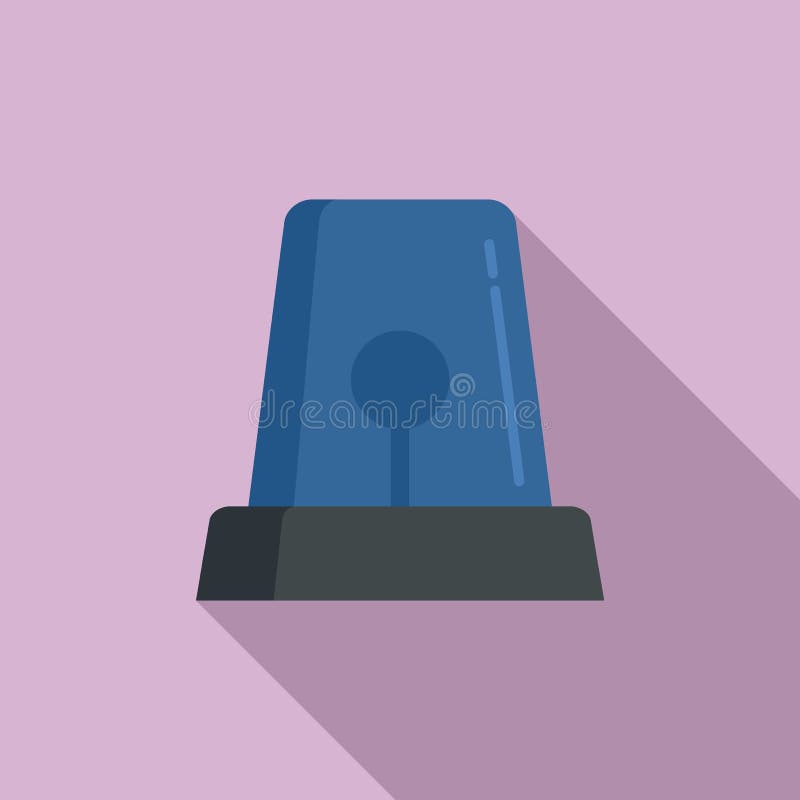 Police Car with Flash Light Stock Vector - Illustration of sheriff ...