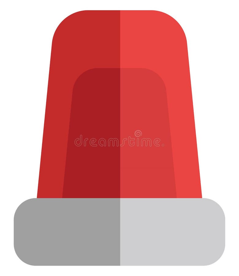 Police Car Flasher Icon, Cartoon Style Stock Vector - Illustration of ...