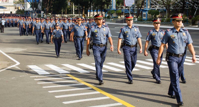 Police Force In Manila, Philippines Editorial Image - Image: 28887065