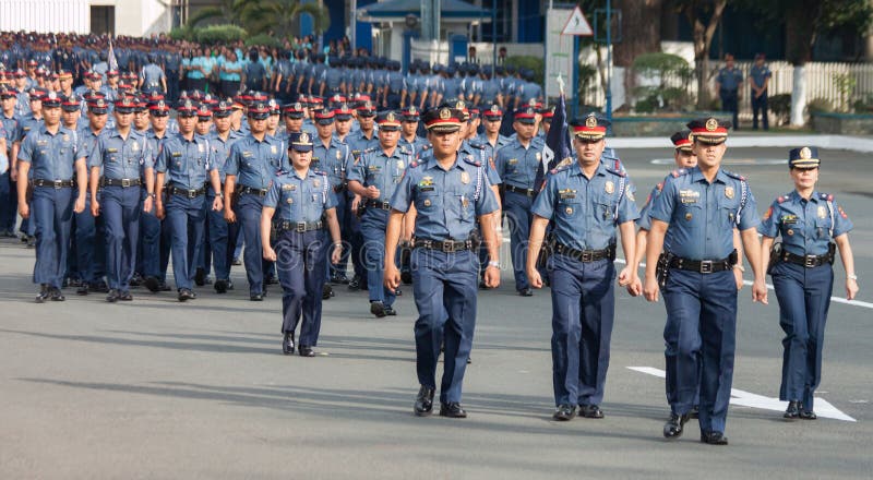 Police Force in Manila, Philippines Editorial Photography - Image of ...