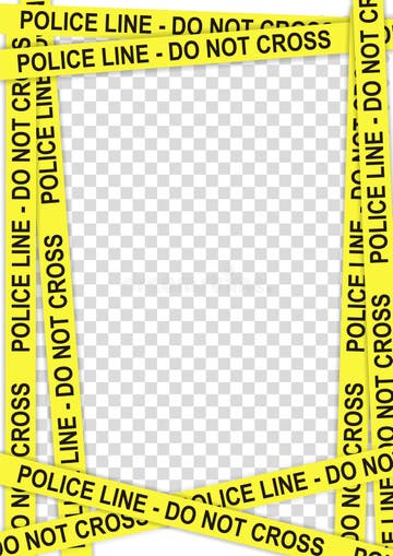 Police frame stock illustration. Illustration of restricted - 5923692