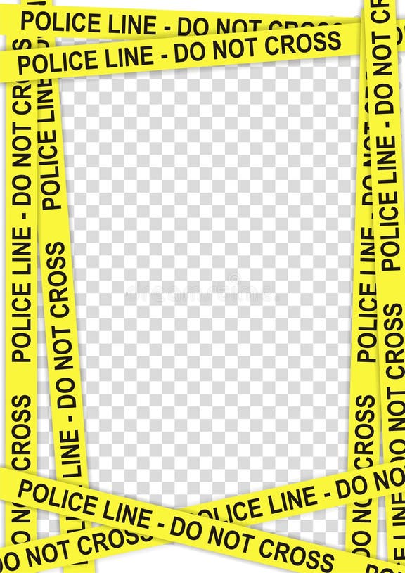 Police frame stock illustration. Illustration of restricted - 5923692