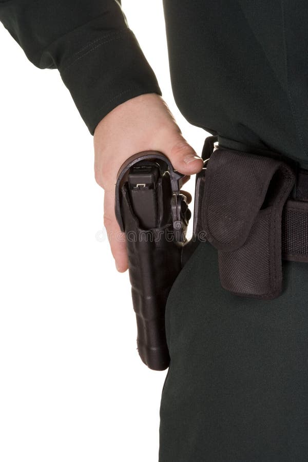 Police Gun stock photo. Image of armed, enforcement, sheriff - 8512042