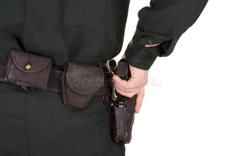 Police Gun stock image. Image of hand, pistol, enforce - 8660821