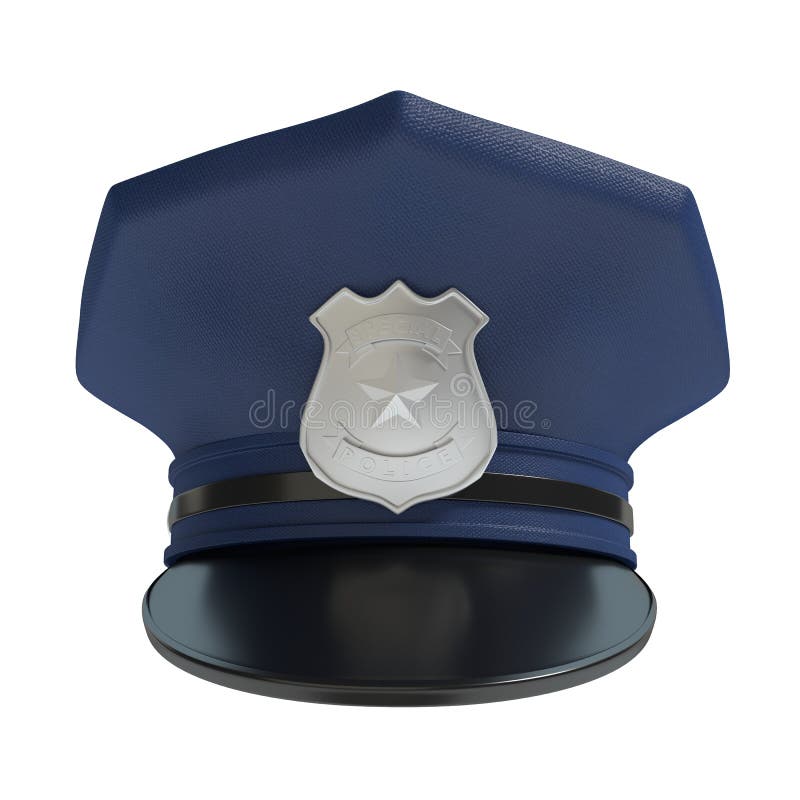 Police hat stock illustration. Illustration of rendering - 73280236