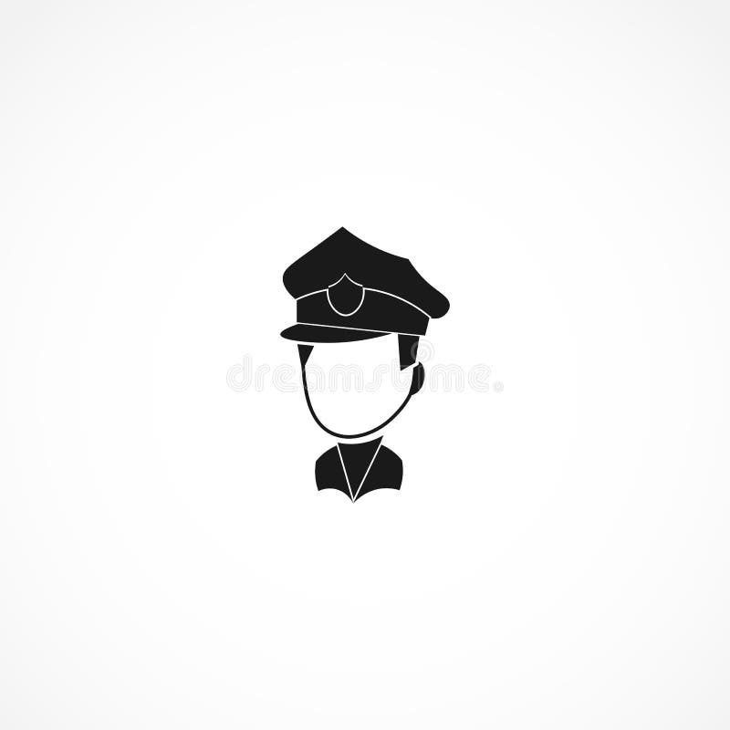 Police Head Clipart. Police Avatar Colorful Flat Icon Stock Vector ...