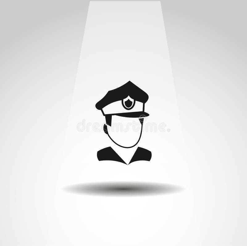Police Head Clipart. Police Avatar Colorful Flat Icon Stock Vector ...