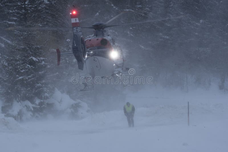 A Police Helicopter in the Air Stock Photo - Image of rattle, airlines ...