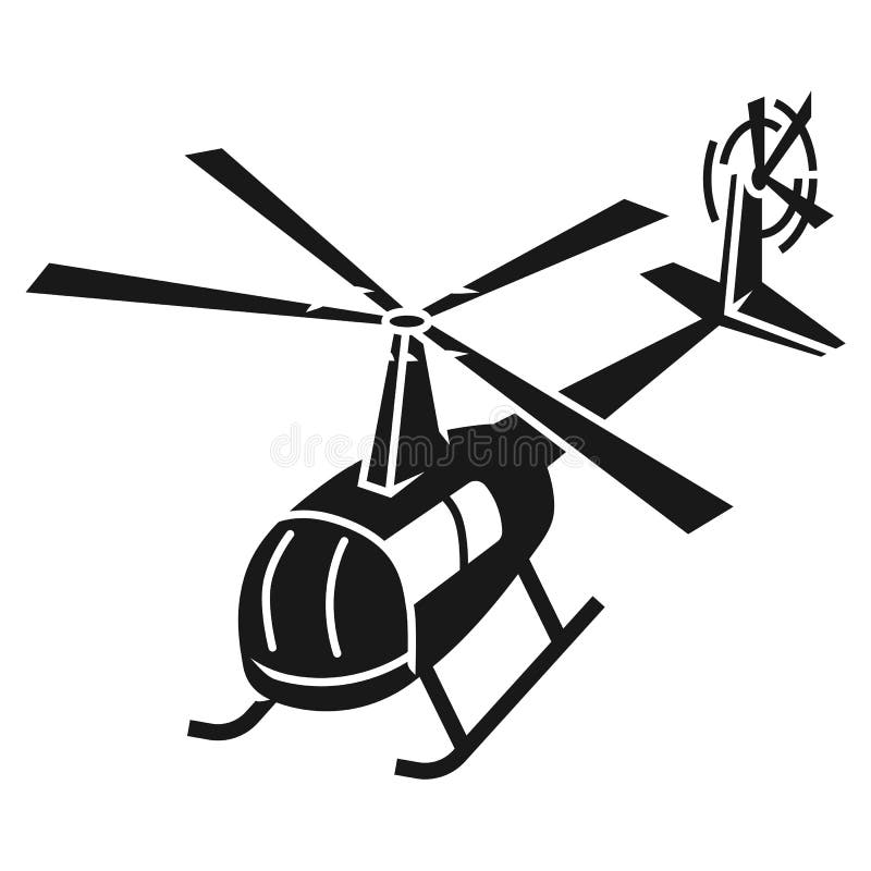 Police Helicopter Drawing