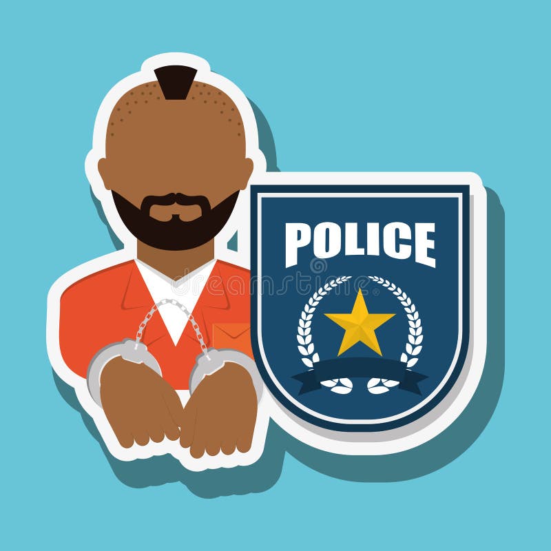 Police Icon Design, Vector Illustration Stock Vector - Illustration of ...