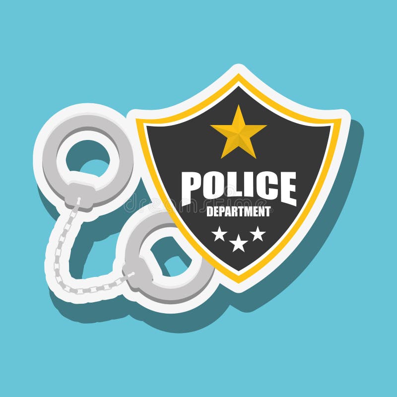 Police Icon Design, Vector Illustration Stock Vector - Illustration of ...
