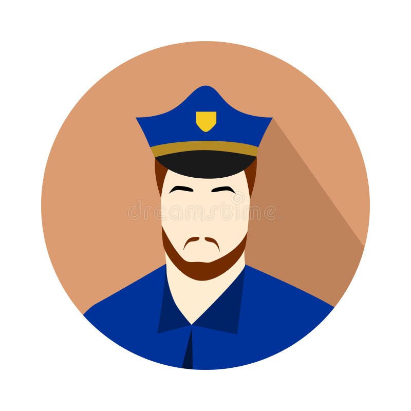 The police icon stock vector. Illustration of expressions - 81863469