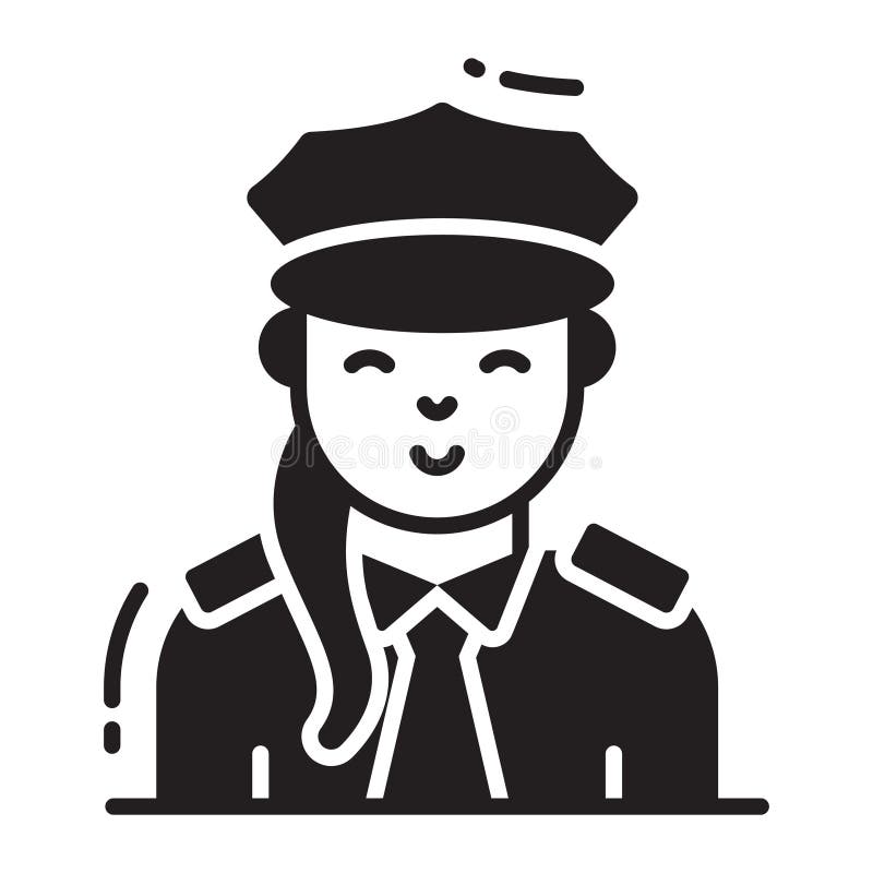 Police Icon, Single Avatar Vector Illustration Stock Vector ...