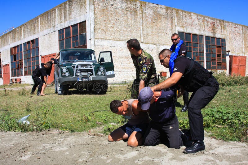 Police intervention editorial photo. Image of action - 71367256