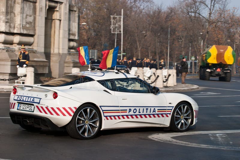 Police high speed car editorial stock image. Image of world - 41227704