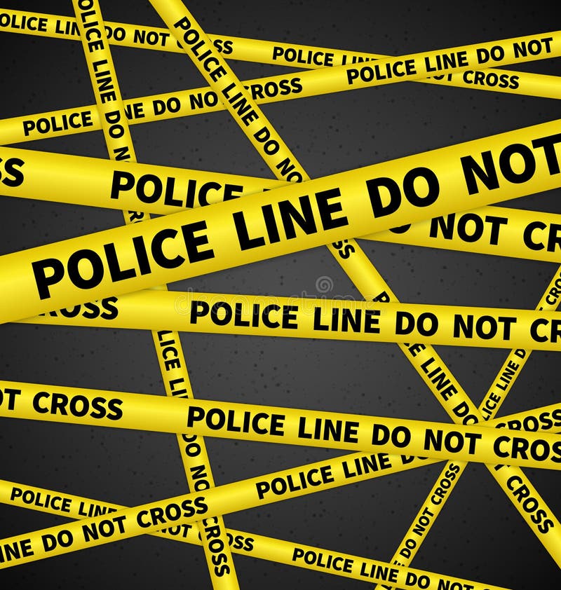 Police tape stock vector. Illustration of symbol, urban - 27348904