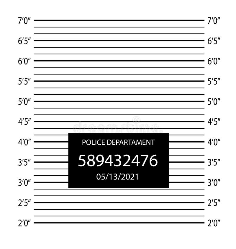 Police Lineup or Mugshot Background Stock Vector - Illustration of shot ...