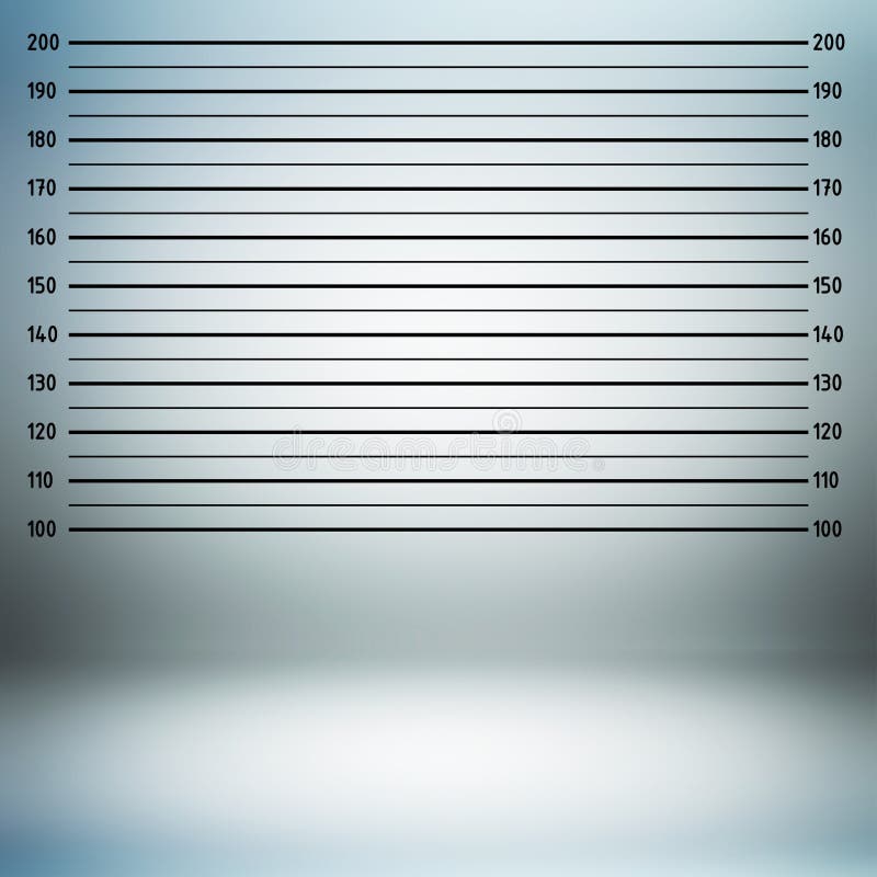 Police Lineup Or Mugshot Background Stock Illustration Illustration