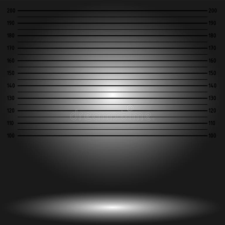 Police Lineup or Mugshot Background Stock Illustration - Illustration ...