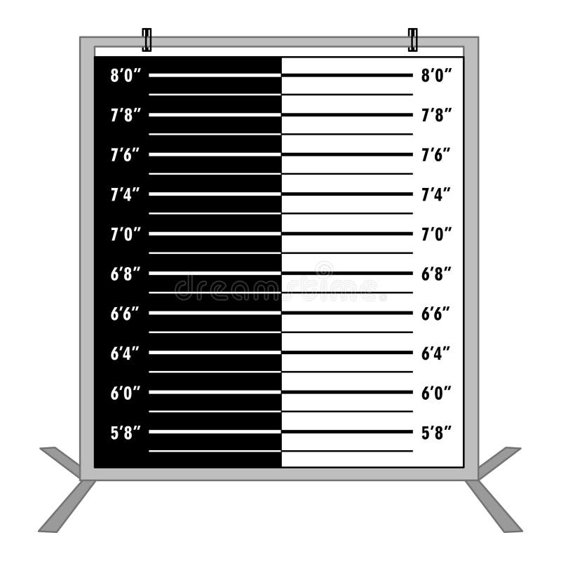 Jail Height Chart Stock Illustrations – 323 Jail Height Chart Stock ...