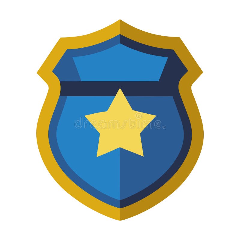 Police Logo Shield Star stock vector. Illustration of emblem - 365456764