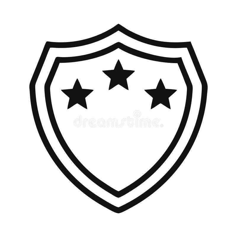 Police Logo Stars stock illustration. Illustration of symbol - 365469772